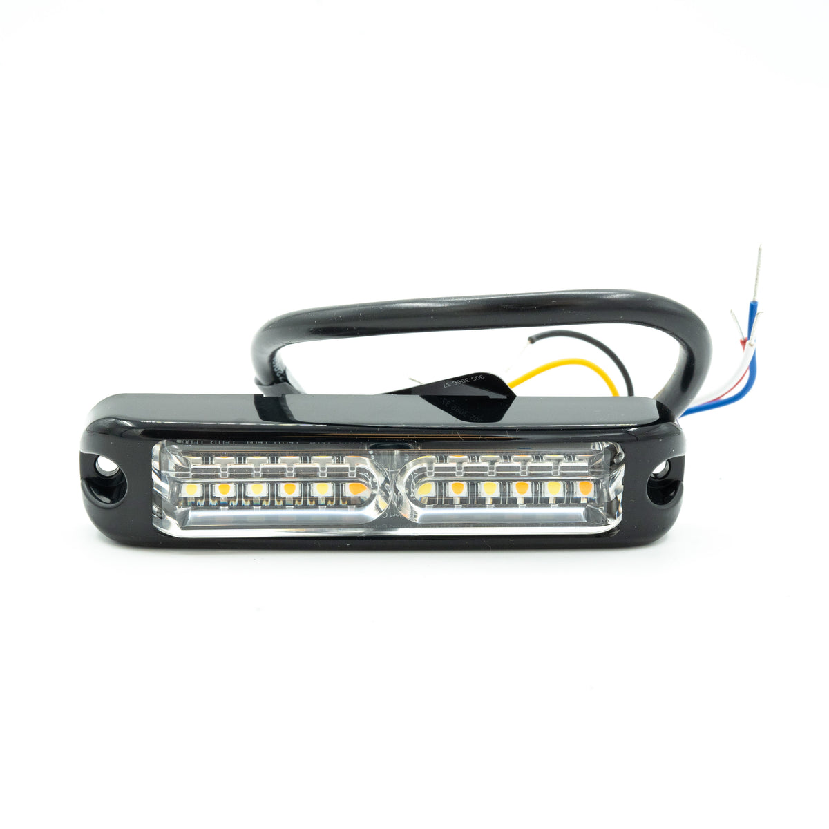 SURFACE MOUNT LED STROBE 12 DIODE AMBER/WHITE – Sentry Wiring